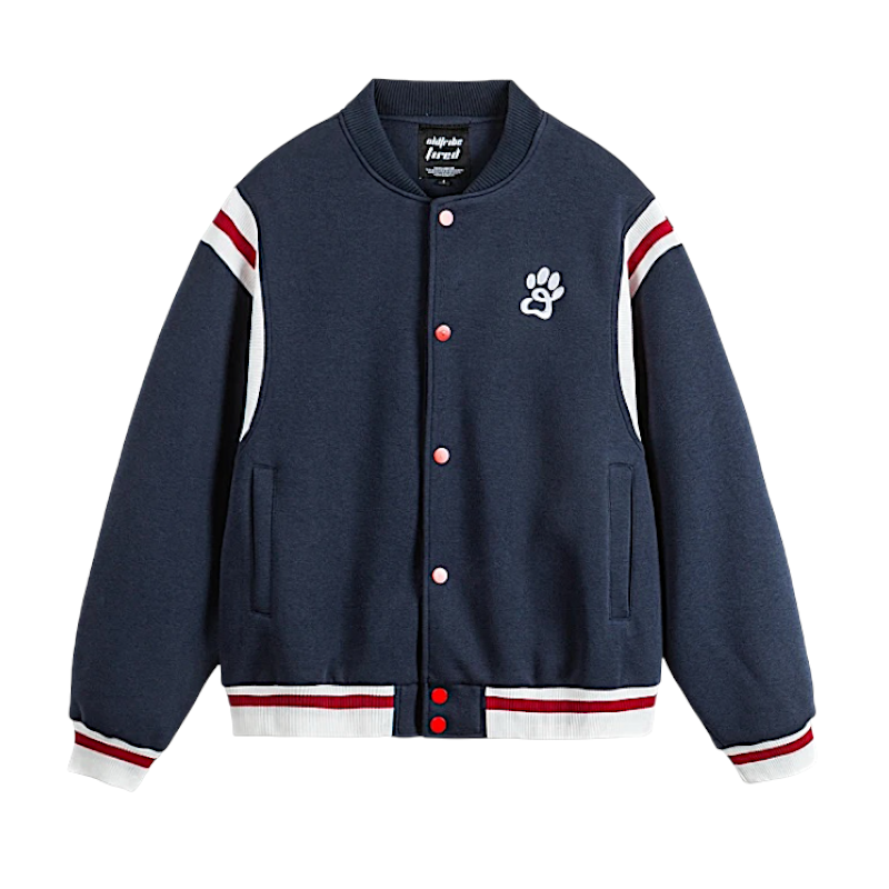Varsity jacket with contrast trim – Generayxion